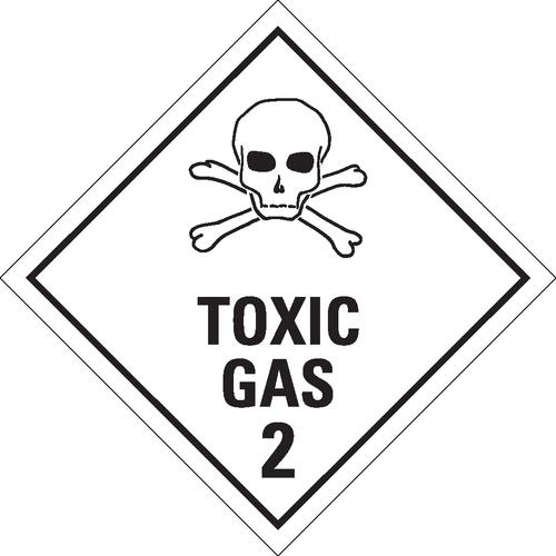 Toxic Gas-100 x 100mm-500 Roll for sale - NZ Safety Blackwoods. | NZ ...