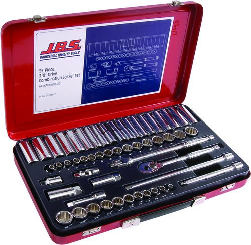 JBS Socket set 3/8" drive AF/Metric 55 pce-Each for sale - NZ Safety ...