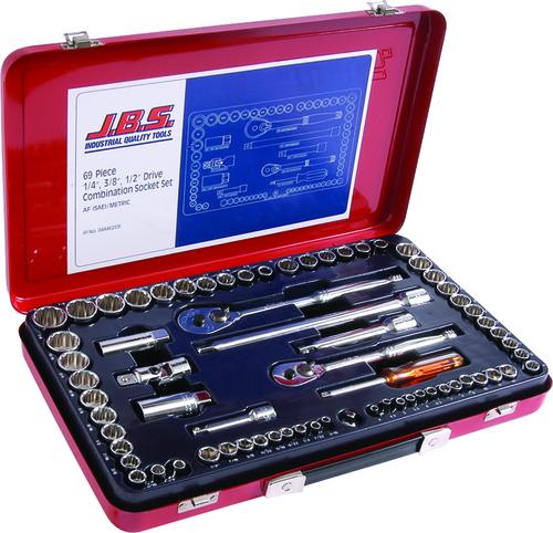 JBS Combination Drive Metric & Imperial Socket Set-69 Piece (Each) for ...