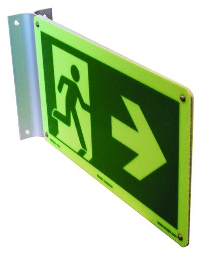 Flag Mount Bracket | Ecoglo Exit Sign-133mm (Each) for sale - NZ Safety ...