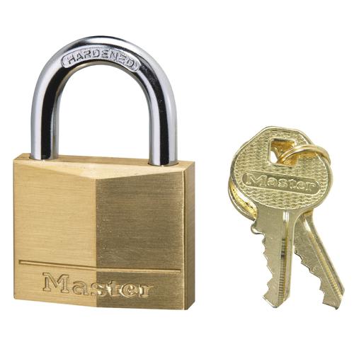 Master Lock 140DAU Solid Brass Diamond Padlock-40mm (Each) for sale ...
