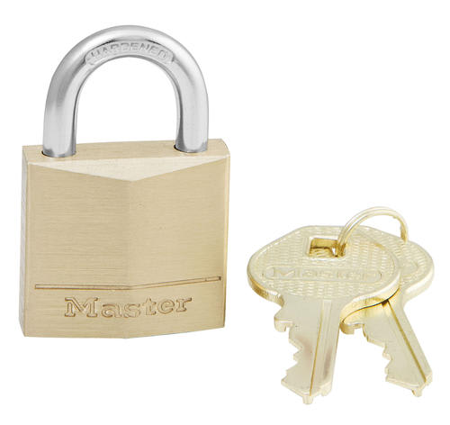 Master Lock 130DAU Solid Brass Diamond Padlock-30mm (Each) for sale - NZ Safety Blackwoods. | NZ ...