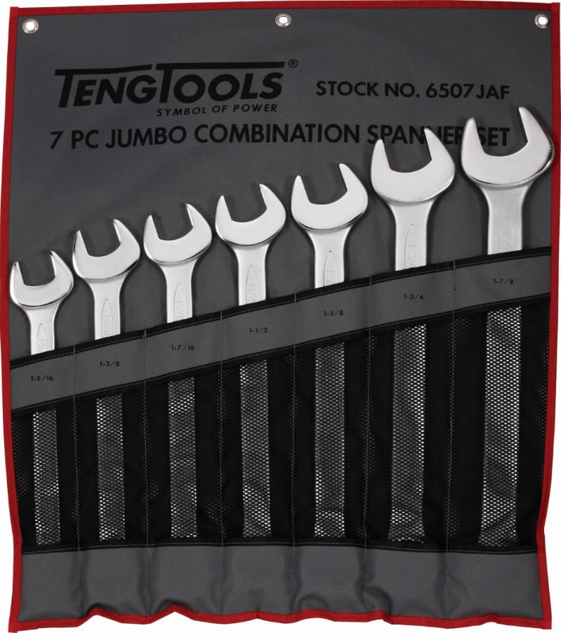 Teng- Combination jumbo Spanner Set-7 pc (Each) for sale - NZ Safety ...