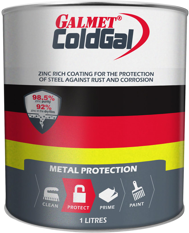Galmet Cold Galvanising Paint 1L (Each) for sale - NZ Safety Blackwoods.