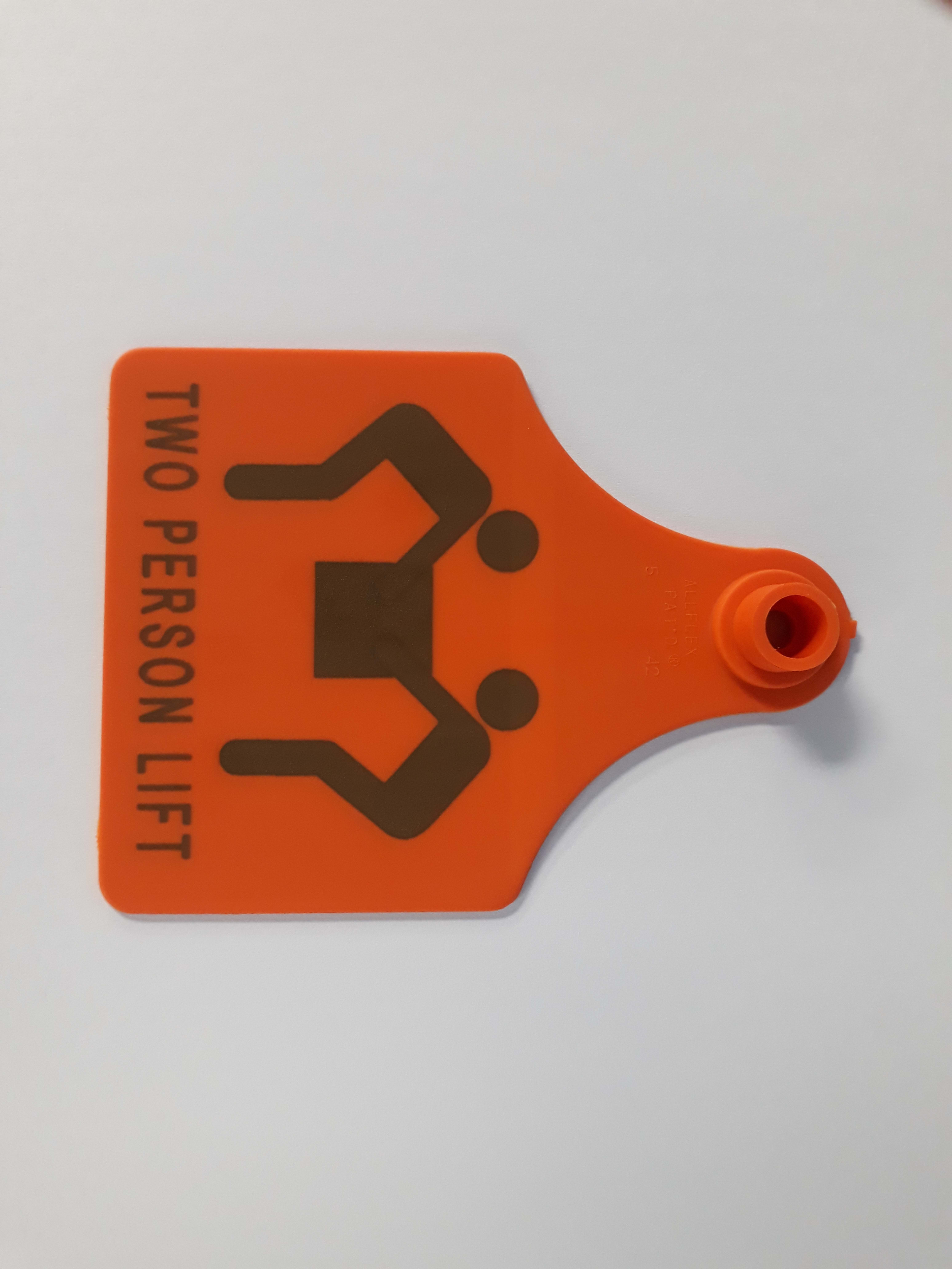 Dangerous Goods Tag | 2 Person Lift Tag-Pack of 10 for sale - NZ Safety ...