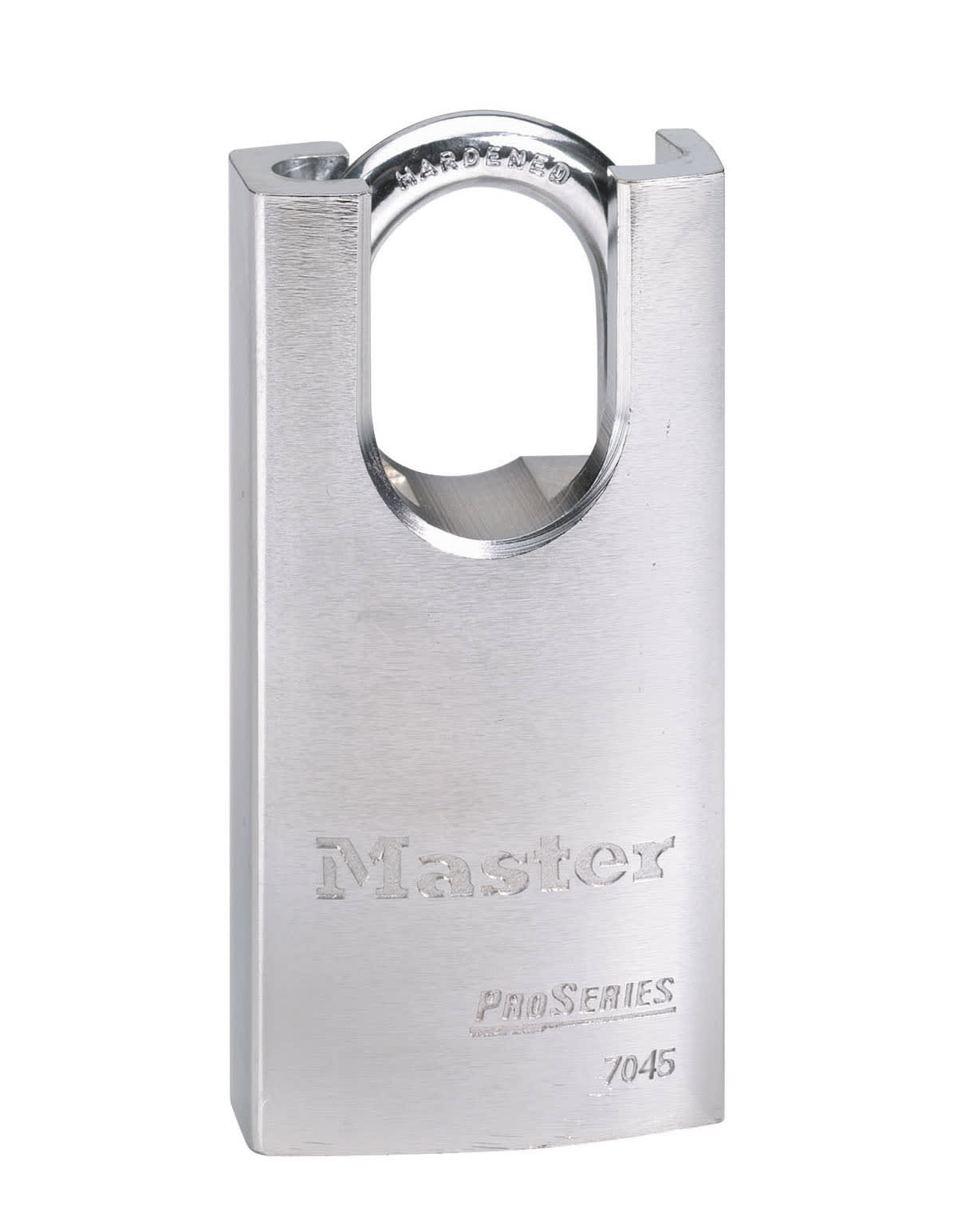 Master Lock 7045 Solid Steel Shrouded Padlock-44 x 8 x 30mm-Keyed Alike ...