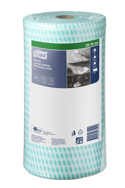 Tork Heavy Duty Cleaning Cloth Green-30cm x 50cm-90 Sheets-Roll for ...