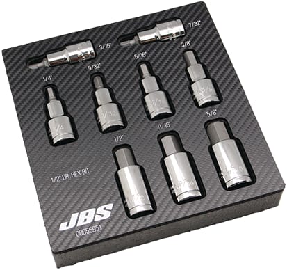 JBS 9 Piece 1/2" Inhex Modpak Socket Set A/F (Each) for sale | NZ ...