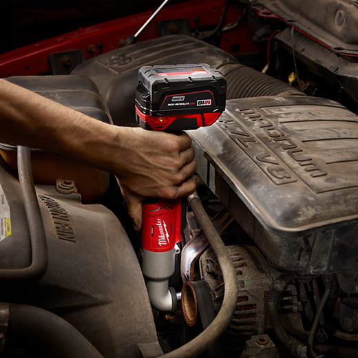 Milwaukee M18 Right Angle Cordless Impact Wrench-3/8"-with Friction ...