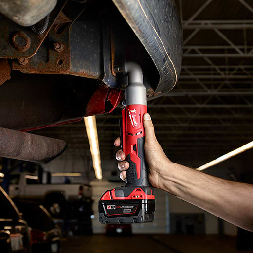 Milwaukee M18 Right Angle Cordless Impact Wrench-3/8"-with Friction ...