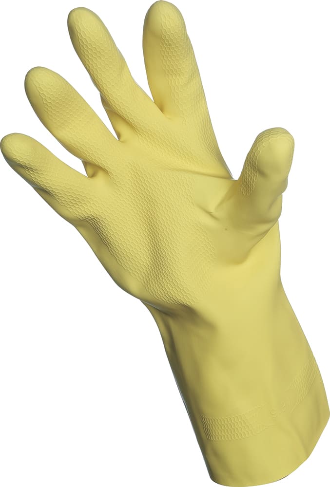 Prosafe Rubber Gloves Silver Lined Yellow-6.5-10.5-Pair for sale - NZ ...