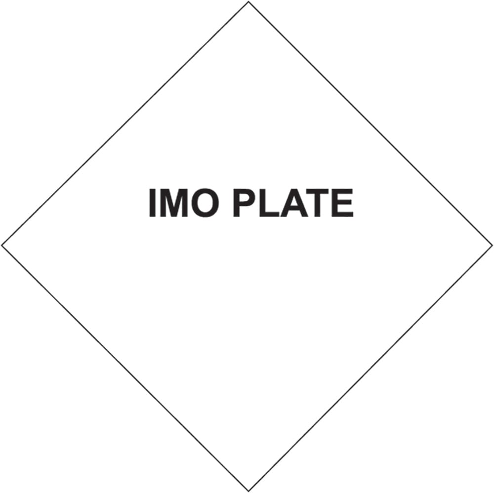 Dangerous Goods Sign | Backing Plate-W400mm x H400mm-Single Sided for ...