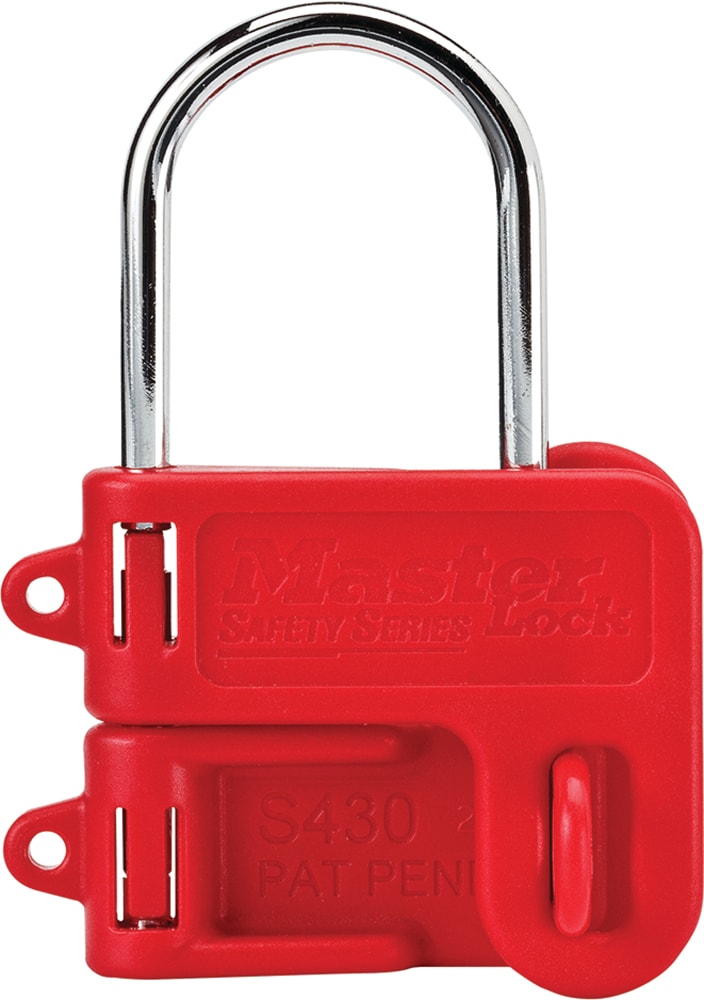 Master Lock S430 Steel Shackle Lockout Hasp-25mm Jaw Clearance (Each ...