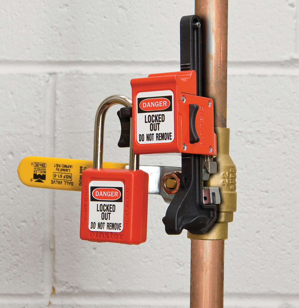 Master Lock S3068 Seal Tight Ball Valve Lockout-Handle On (Each) for ...