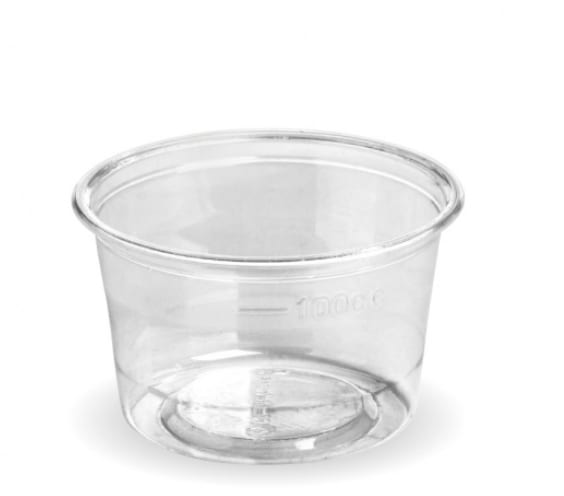 BioPak Clear Plastic Sauce BioCup-140ml-1000-Case for sale - NZ Safety ...