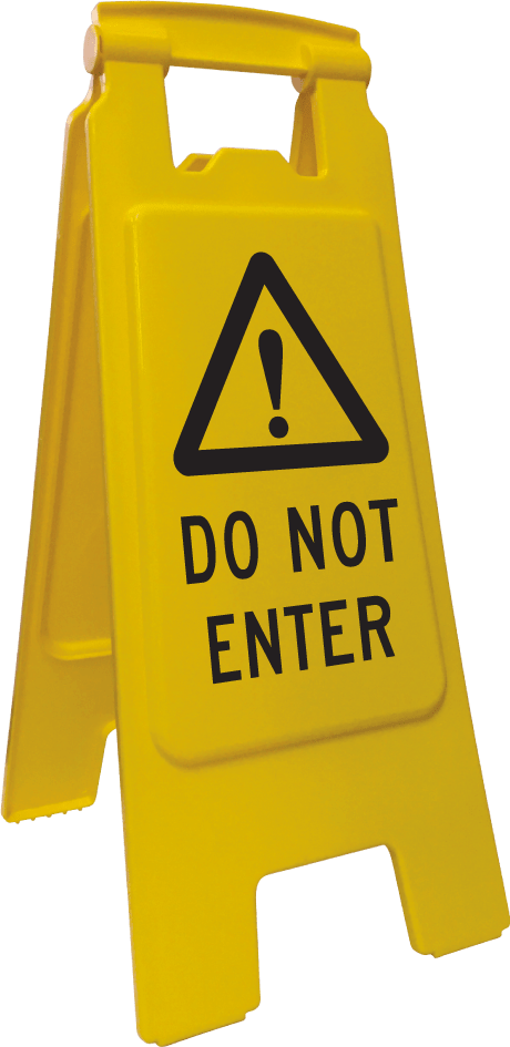Floor Stand Sign, Econ | Do Not Enter-H600mm (Each) for sale - NZ ...