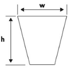 Wedge Vee Belt SPBX Section SPBX2360-each for sale - NZ Safety ...