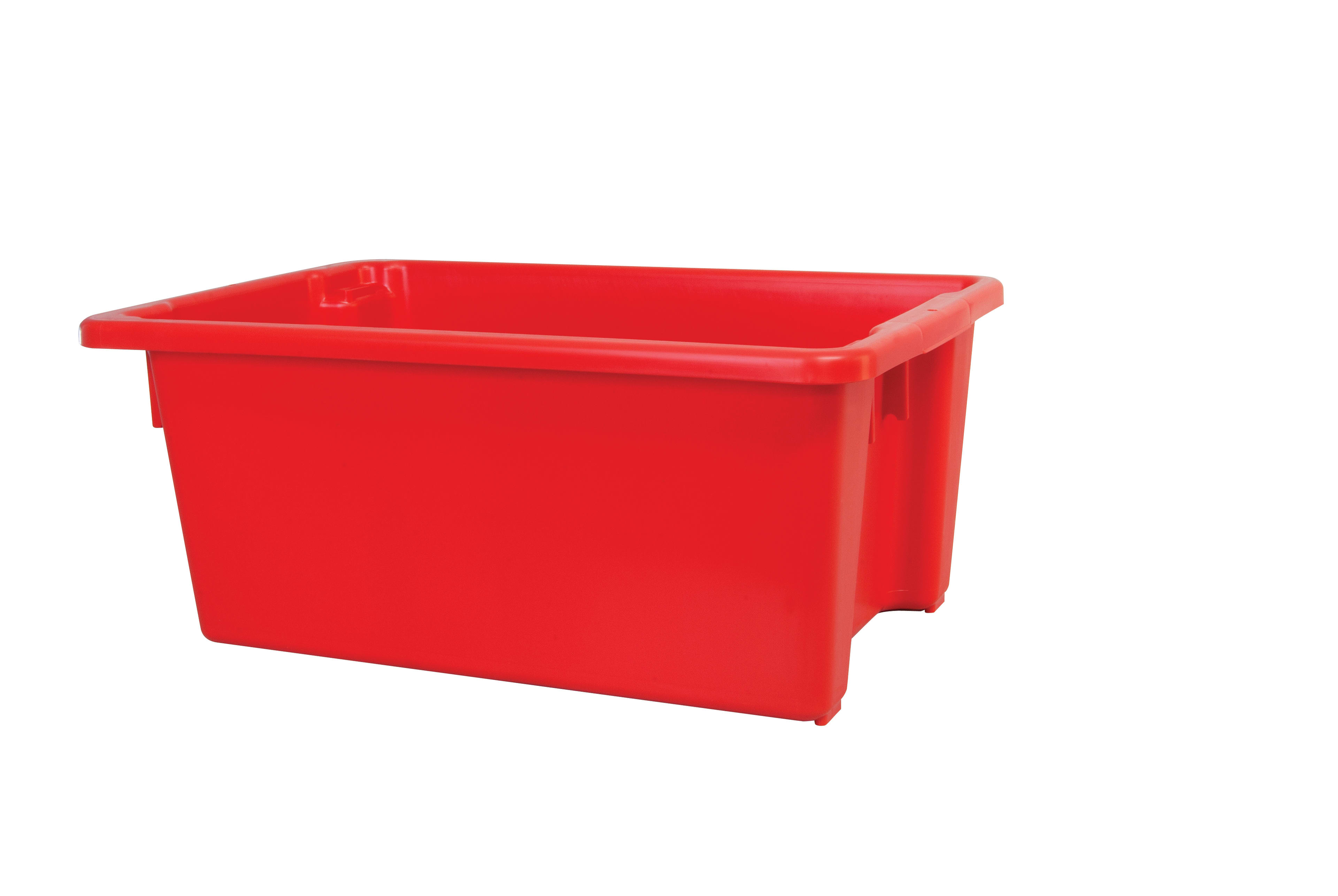 Food Grade Red Stack and Nest Crate - 32L (Each) for sale - NZ Safety ...