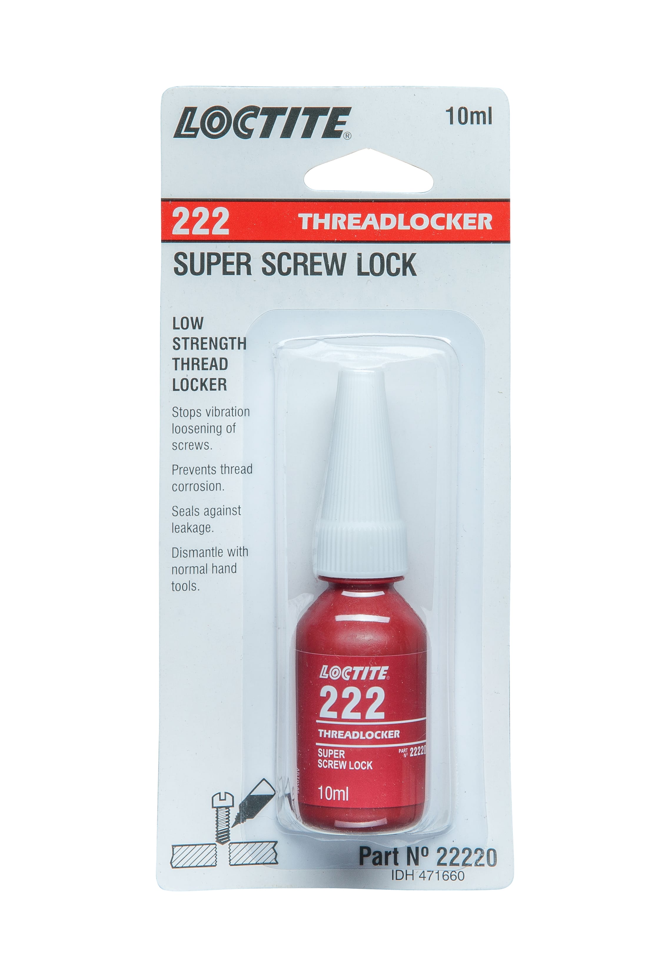 LOCTITE 222 Threadlocker Low Strength-10ml (Each) for sale - NZ Safety ...
