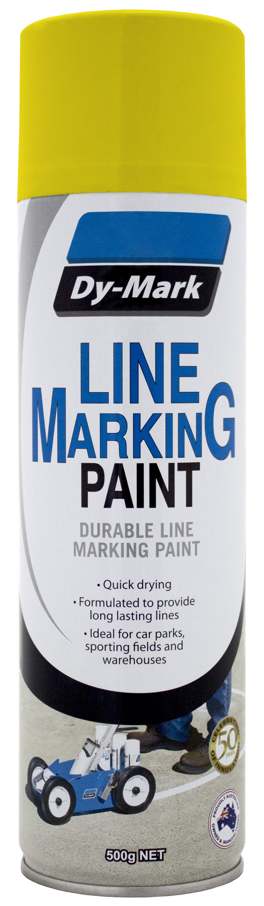 Dy-Mark Line Marking Yellow 500g (Each) for sale | NZ Safety Blackwoods