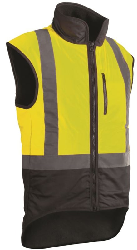 Styx Mill, Hi Vis Oilskin Vest, 23SPH (Each) for sale - NZ Safety ...