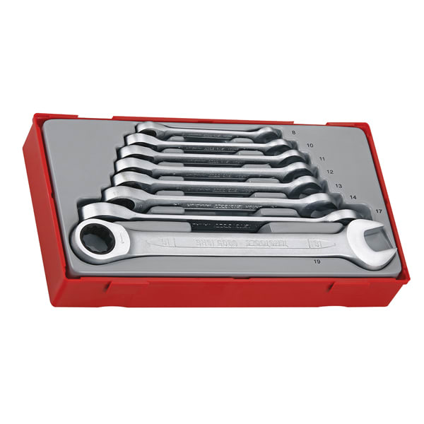Teng Ratchet Combination Spanner Set TC-Tray-8 Piece (Set) for sale ...
