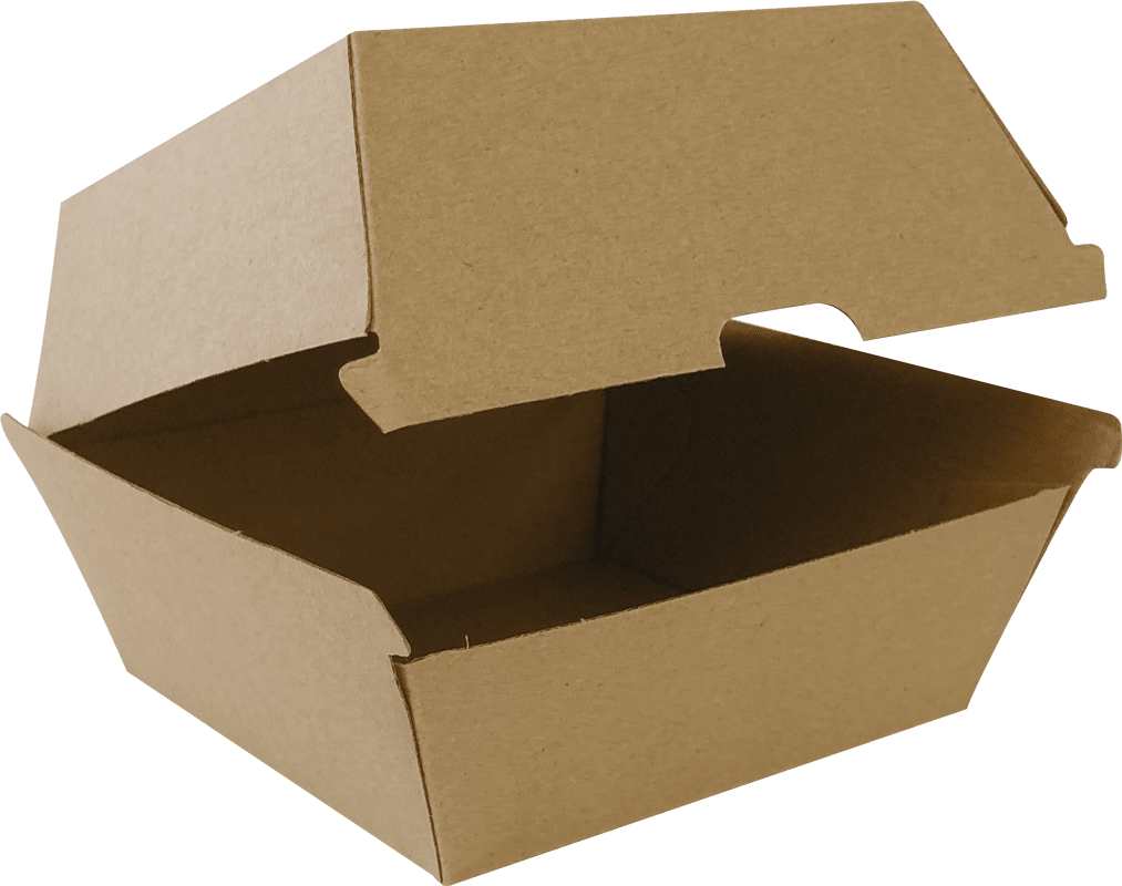 BioPak Recycled Paper Burger Box-105 x 105 x 85mm-50-Pack for sale | NZ ...