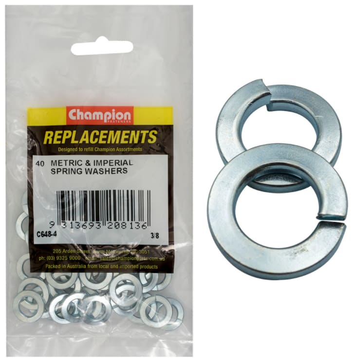 3/8 Metric & Imperial Spring Washers-40PK (Packet) for sale - NZ Safety ...