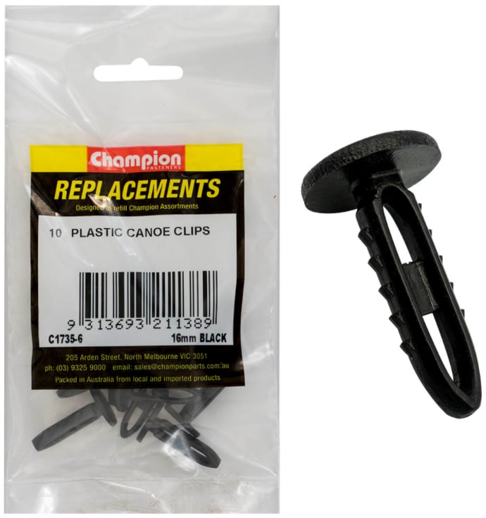 16MM Plastic Canoe Clips-10PK (Packet) for sale - NZ Safety Blackwoods ...