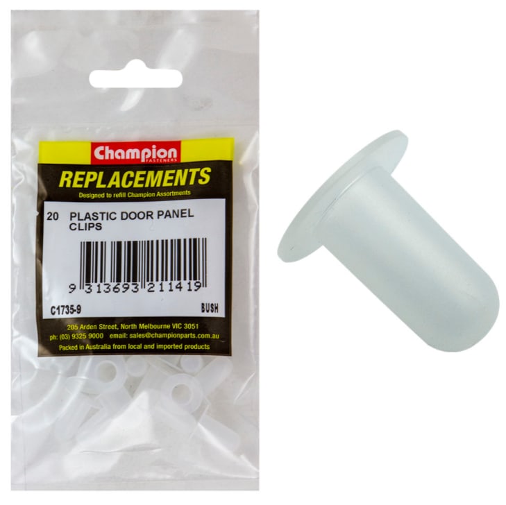 Bush Plastic Door Panel Clips-20PK (Packet) for sale | NZ Safety Blackwoods