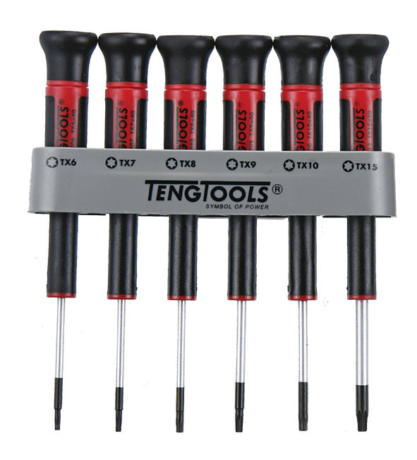 Teng 6 Piece MD Mini TX Screwdriver Set w/Holder (Each) for sale | NZ ...