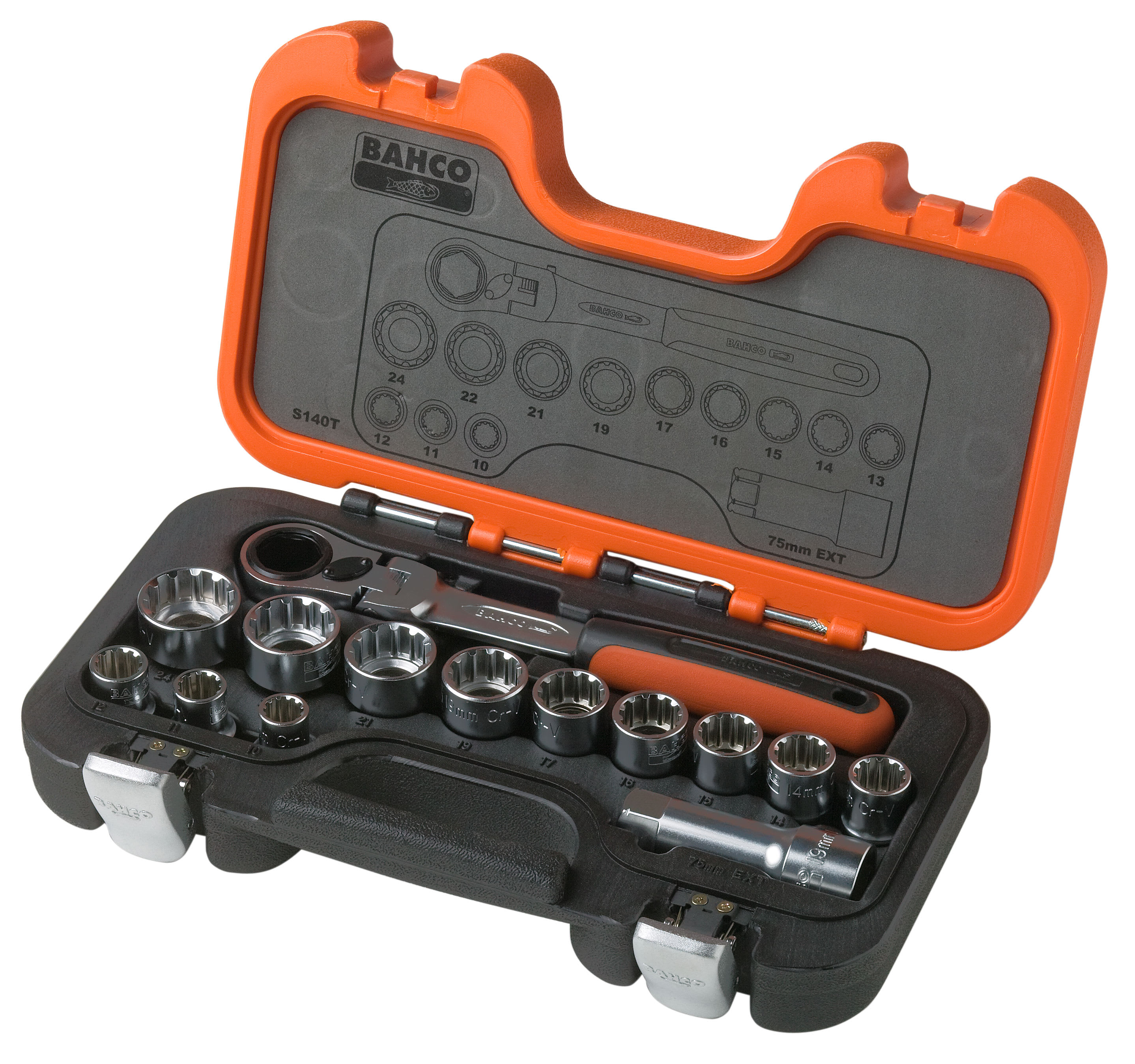 Bahco 14 Piece Go-Through Socket Set (Each) for sale - NZ Safety ...