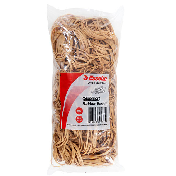 Esselte Superior Rubber Band Size 32-500g-Bag for sale - NZ Safety ...