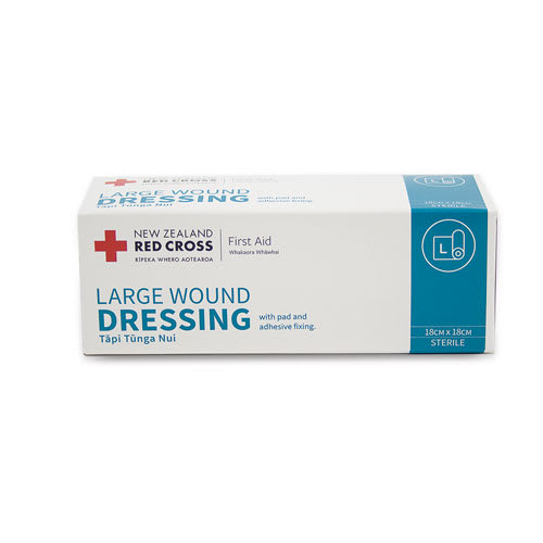 Red Cross Large Wound Dressing-18cm (Packet) for sale - NZ Safety ...