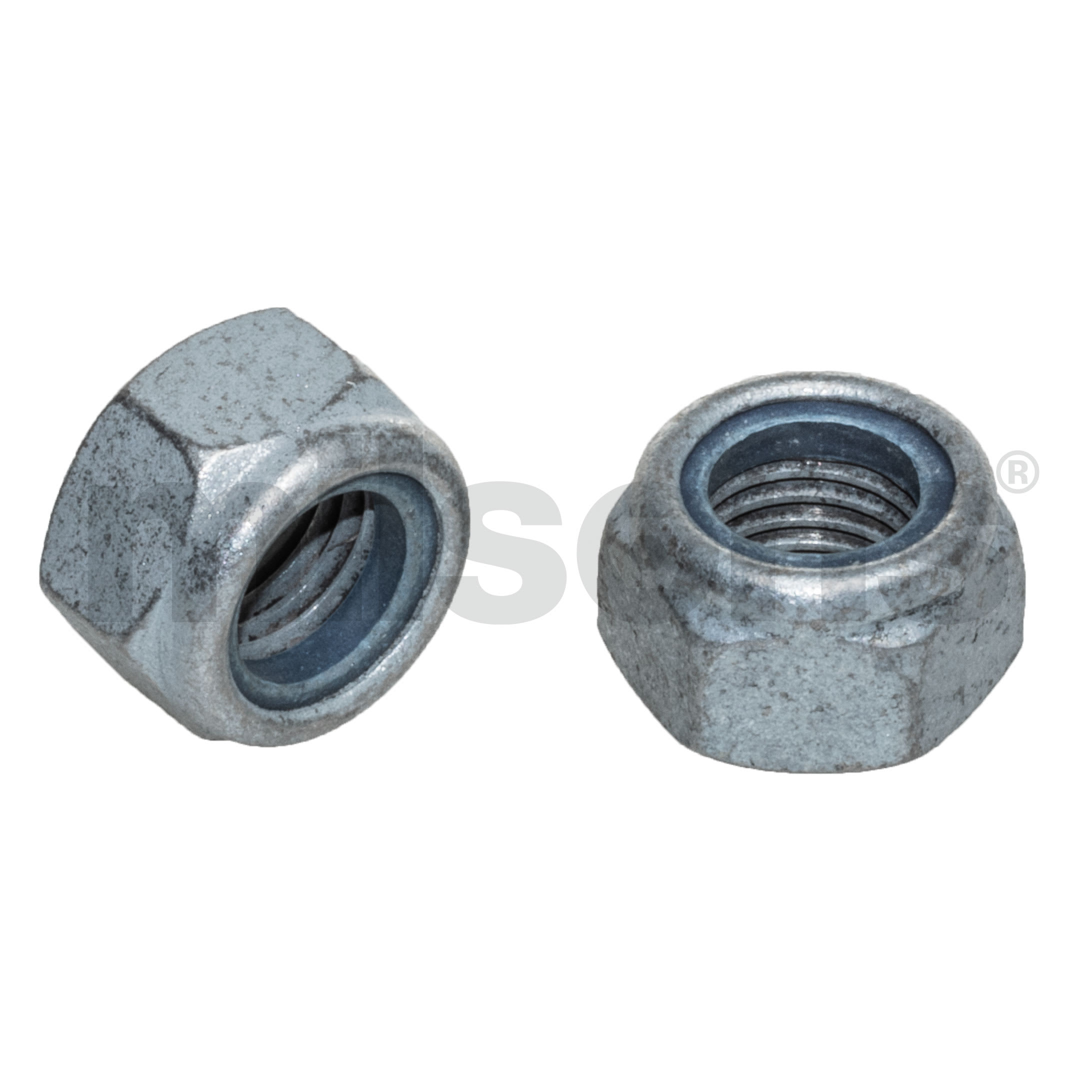 M30 Galvanised Nylon Insert Lock Nut-10 Pack for sale - NZ Safety ...