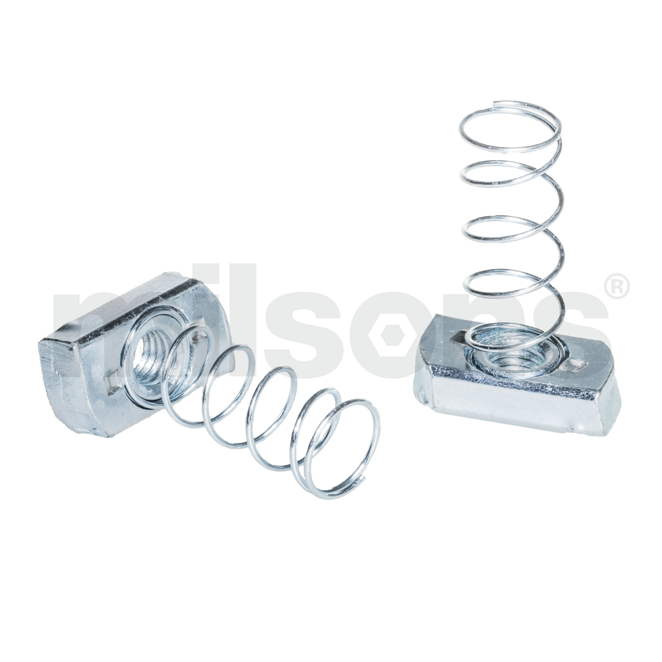 M10 Zinc Strut Nut - Long Spring-100 Pack for sale - NZ Safety ...