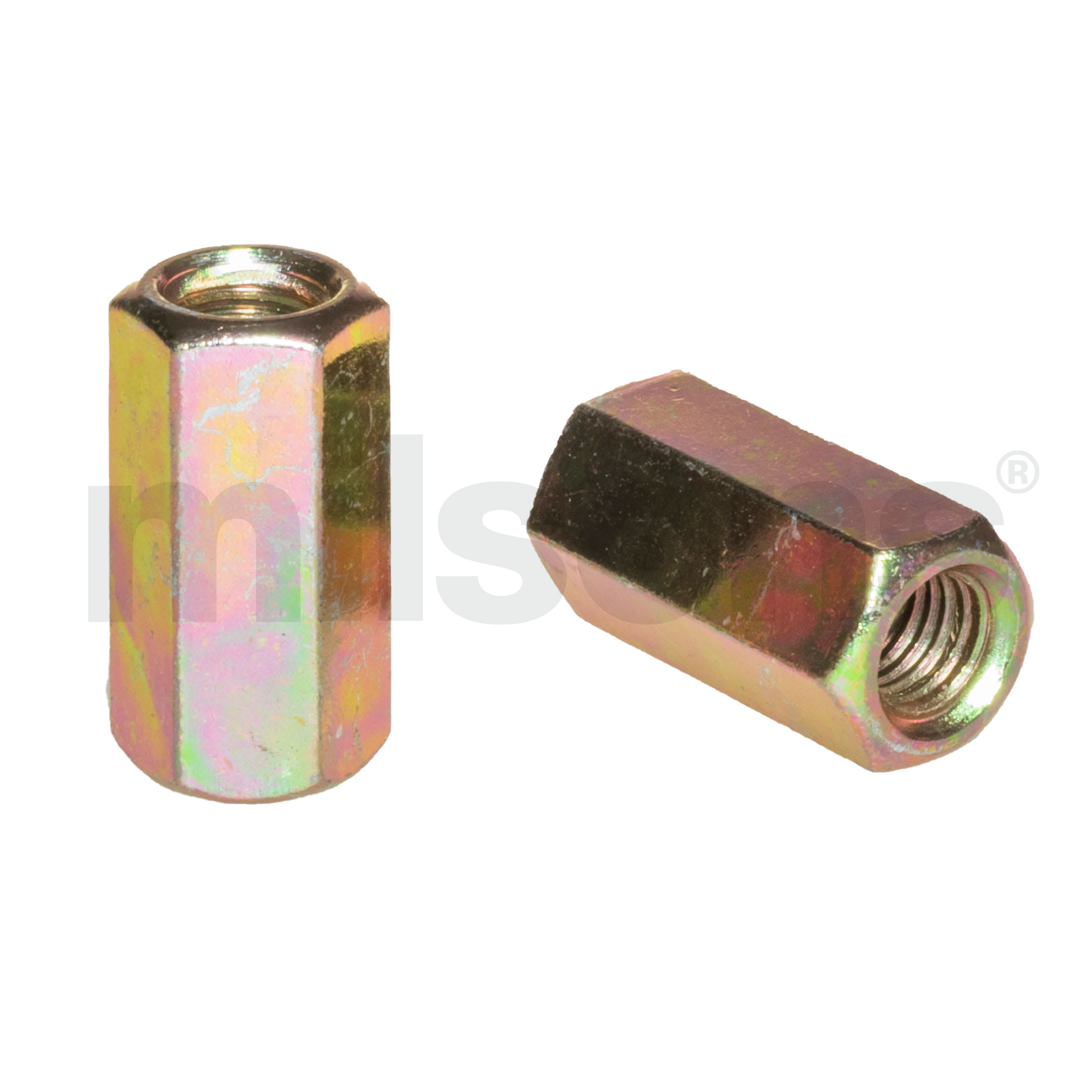M20 x 50 Yellow Zinc Coupling Nut-10 Pack for sale - NZ Safety ...