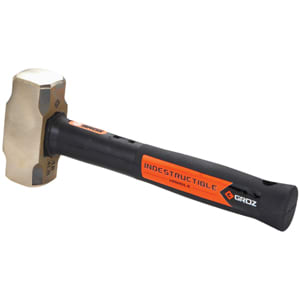 Groz Indestructible Handle Brass Head Hammer Long-2.5lb (Each) for sale ...
