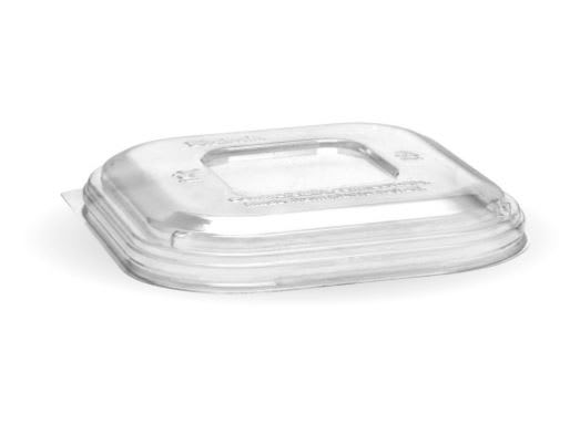 BioPak Clear Plastic Fibre Takeaway Lid-280-630ml-600-Case for sale ...