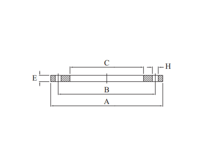 Slip-on Steel Plate Pipe Flange Table E-200mm (Each) for sale - NZ ...
