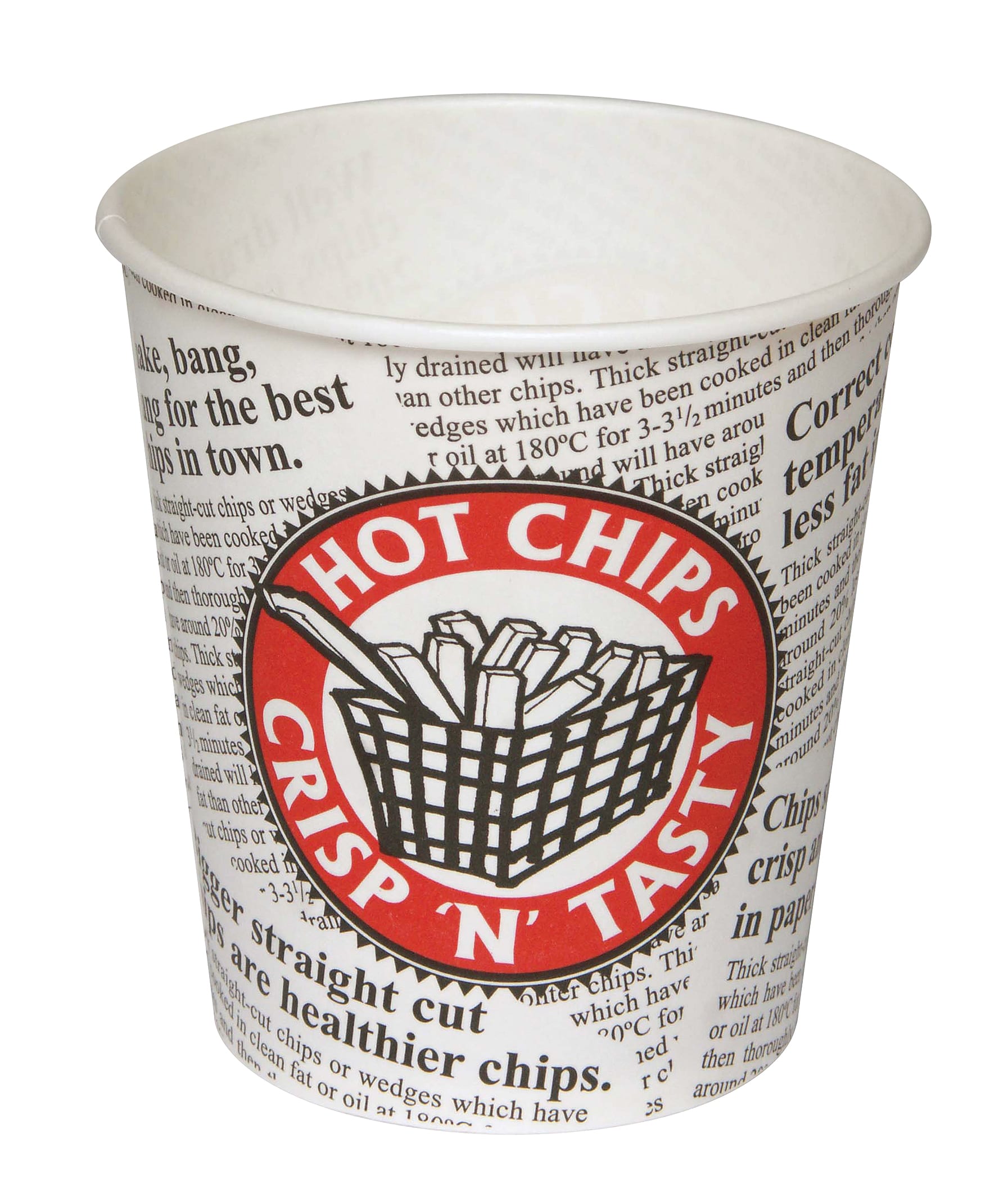 Hot Chip Cup-440ml-50-Pack for sale - NZ Safety Blackwoods. | NZ Safety ...