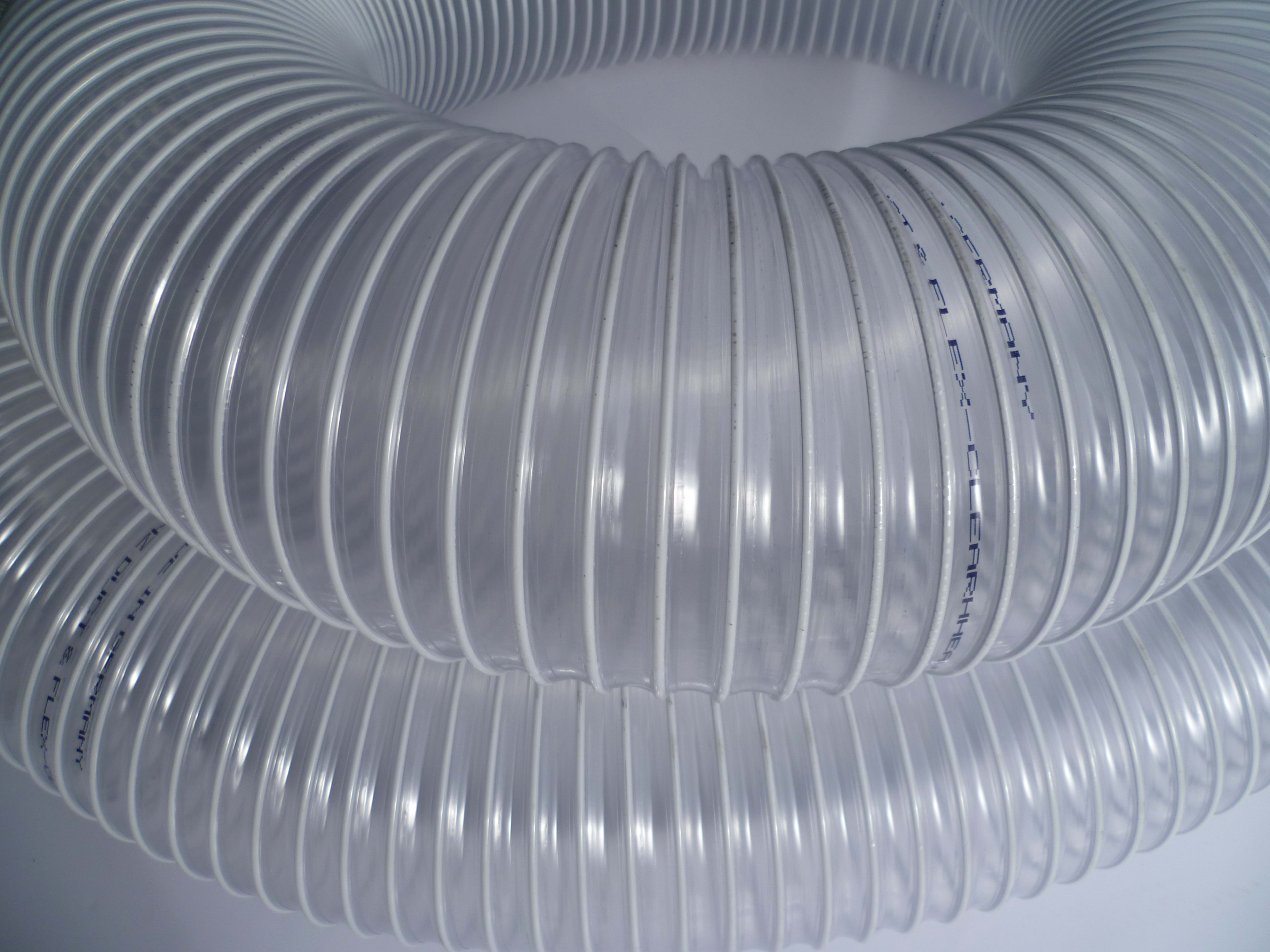 Clear Heavy PVC Flexible Ducting-63mm (Metres) for sale - NZ Safety ...