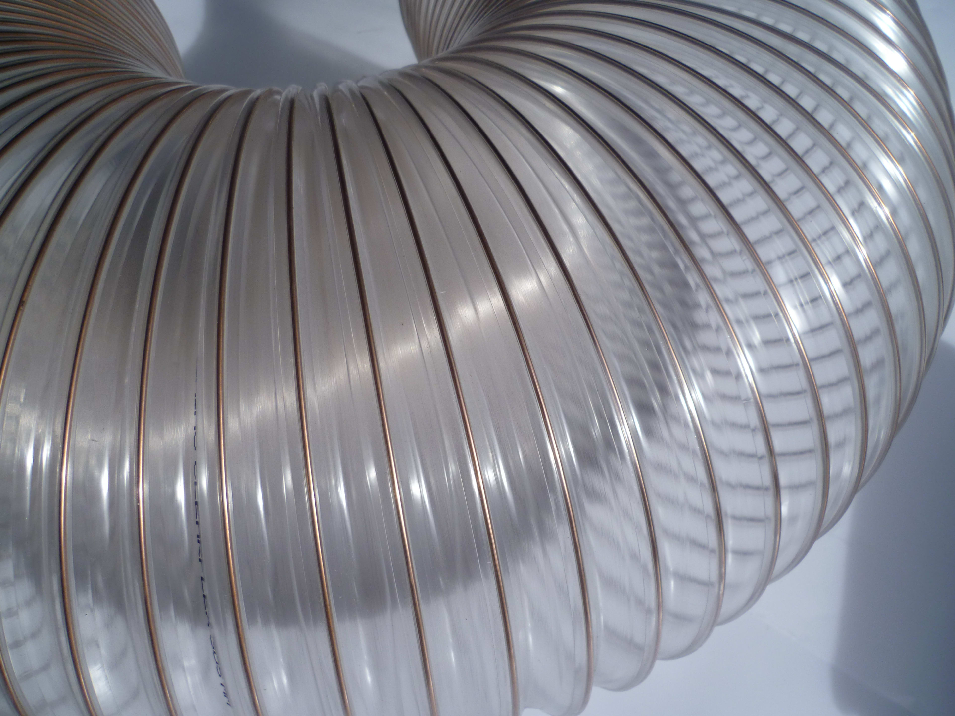 Clear Light Pvc Flexible Ducting-102 mm (Metres) for sale - NZ Safety ...