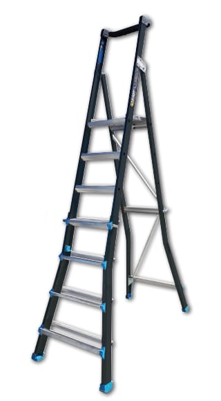 Easy Access Telescopic Fiberglass Platform Ladder-4 - 7 Step (Each) for ...