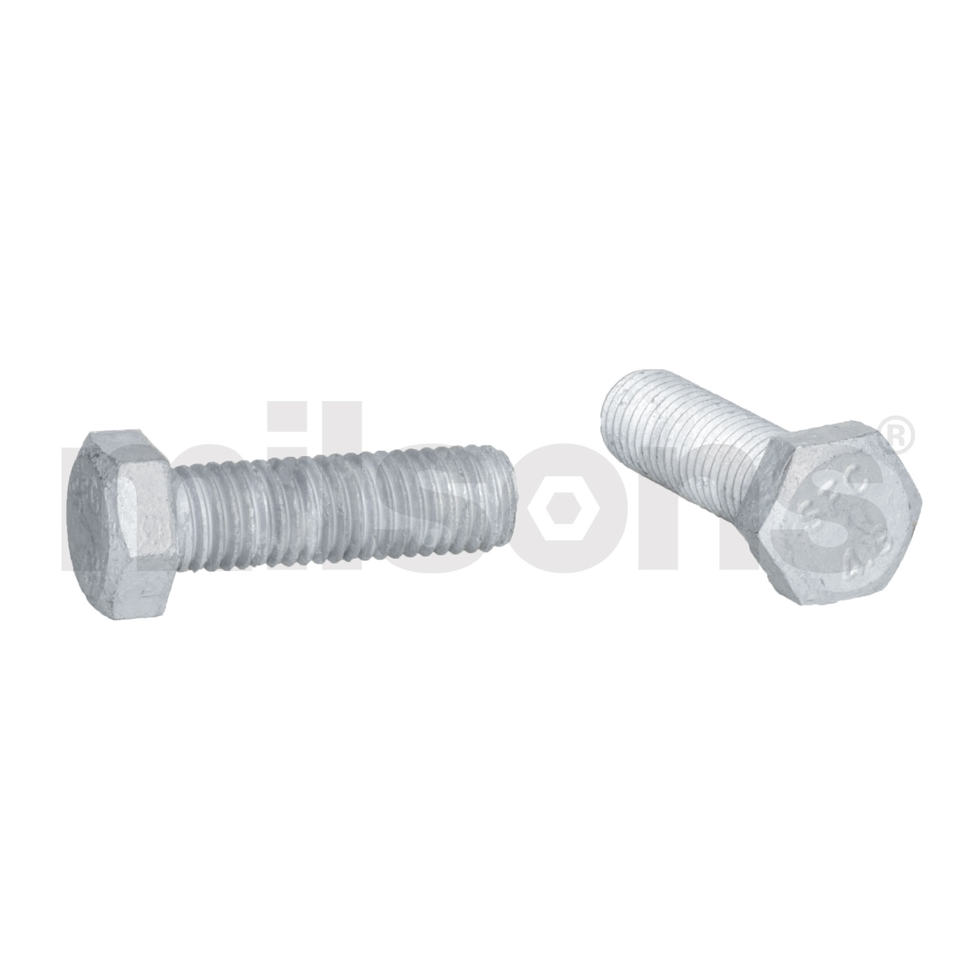 M20 x 50 Galvanised Mild Steel Set Screw-25 Pack for sale - NZ Safety ...