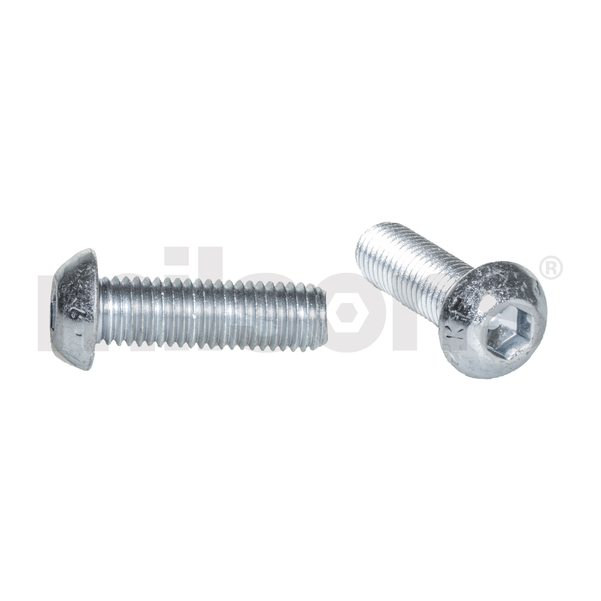 M8 x 12 Zinc Button Head Socket Screw-100 Pack for sale | NZ Safety ...