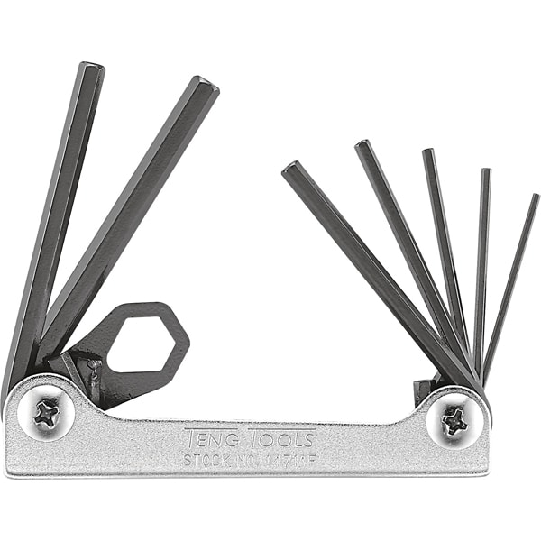 Teng 7 Piece Folding AF Hex Key Set 1/6"-7/32" (Each) for sale - NZ ...