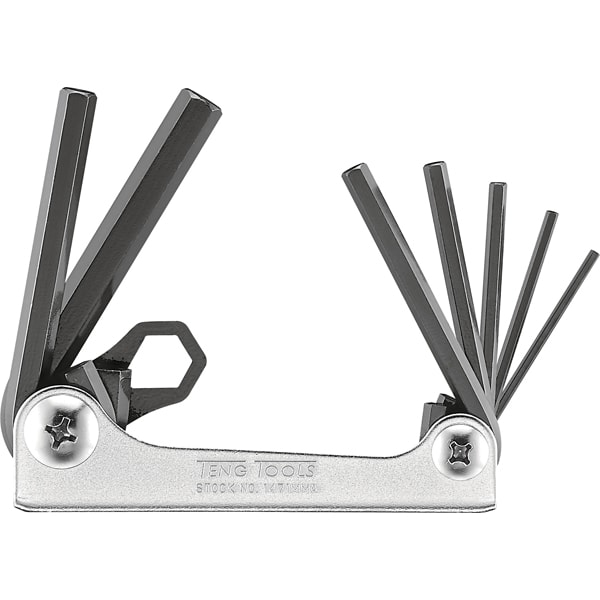 Teng 7 Piece Folding mm Hex Key Set 2.5mm-10mm-Each for sale - NZ ...