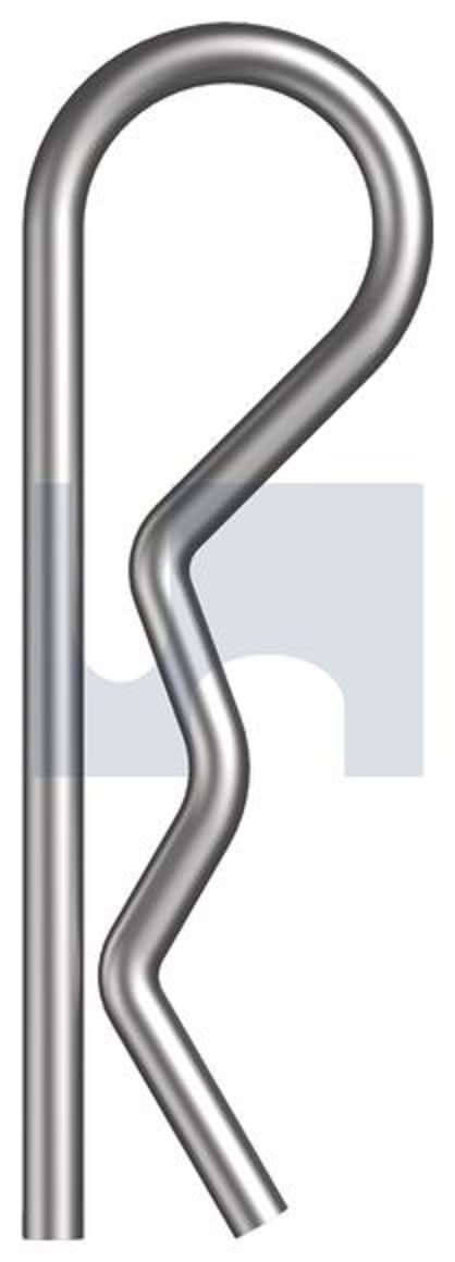 6.2 x 118mm Zinc Plated R Clip Humpback Pin (Each) for sale - NZ Safety ...