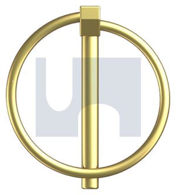 6.0 x 45mm Yellow Zinc Plated Lynch Pin (Each) for sale - NZ Safety ...